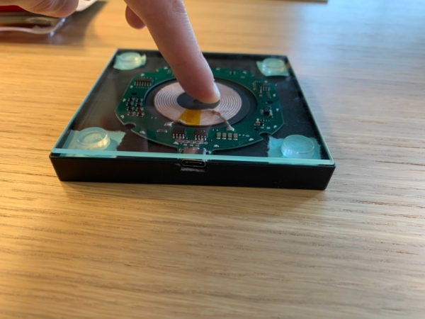 Easy DIY Wireless Charger Build • Clear Top with Vibey Lights • Key ...