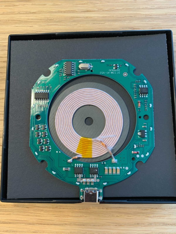 Easy DIY Wireless Charger Build • Clear Top with Vibey Lights • Key ...