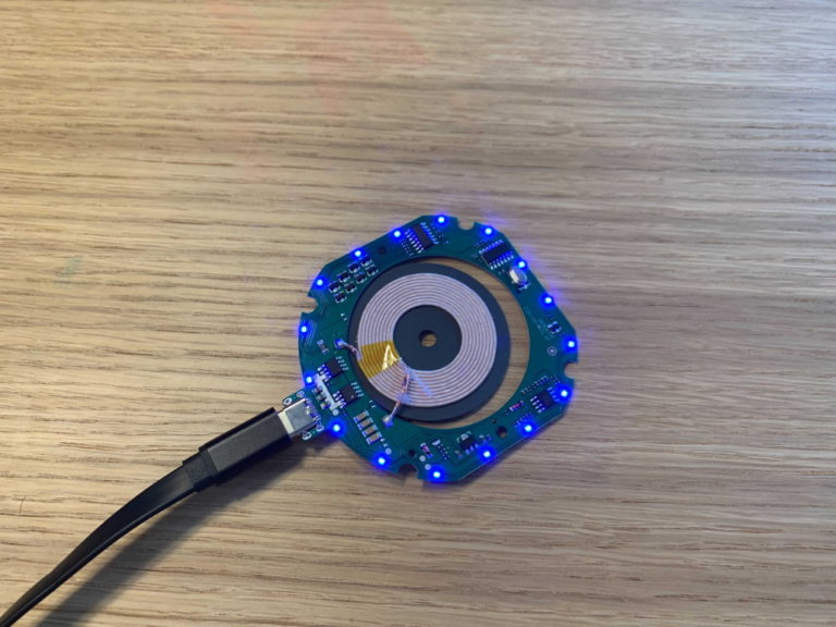 Easy DIY Wireless Charger Build • Clear Top with Vibey Lights • Key ...